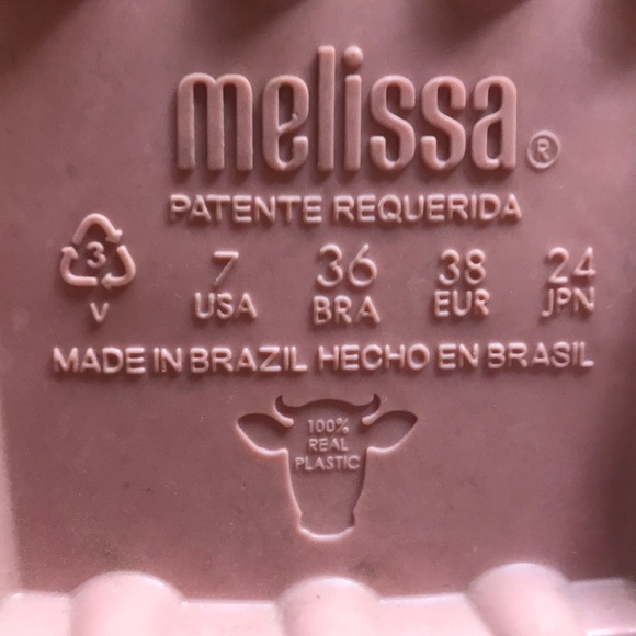 Melissa | Shoes | Melissa Jelly Sandals Disco Ad In Cloudy Pink | Poshmark